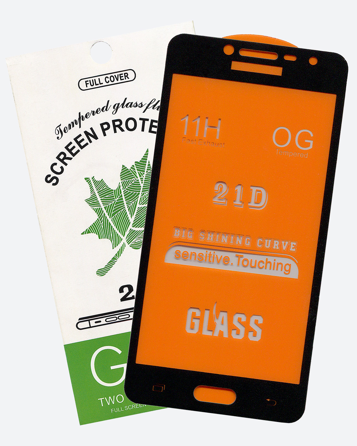 Защитное стекло Glass для Samsung Galaxy J2 PRIME /21D black