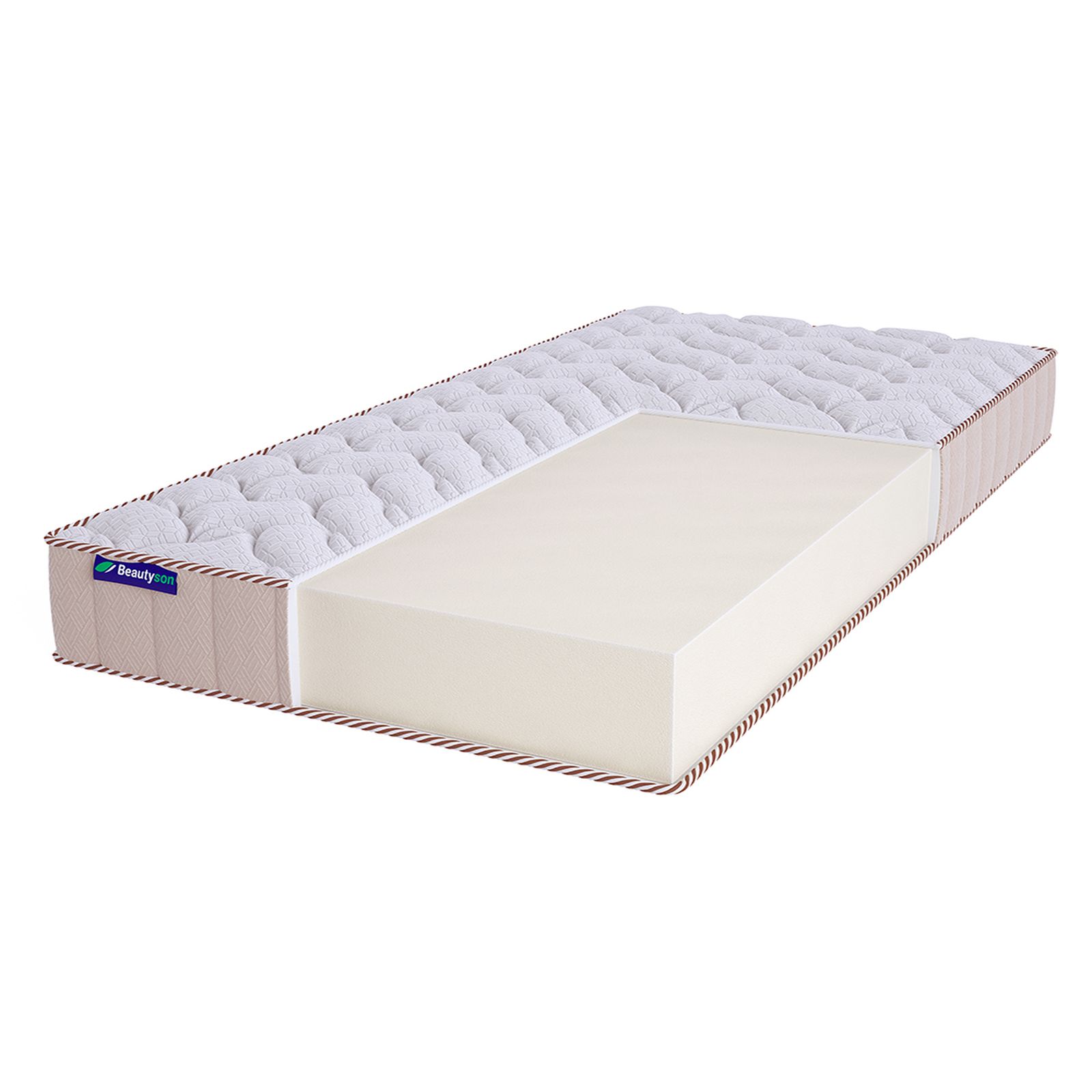 Матрас Beautyson Roll Foam 14 Lux, 145х170, 16 см, беспружинный