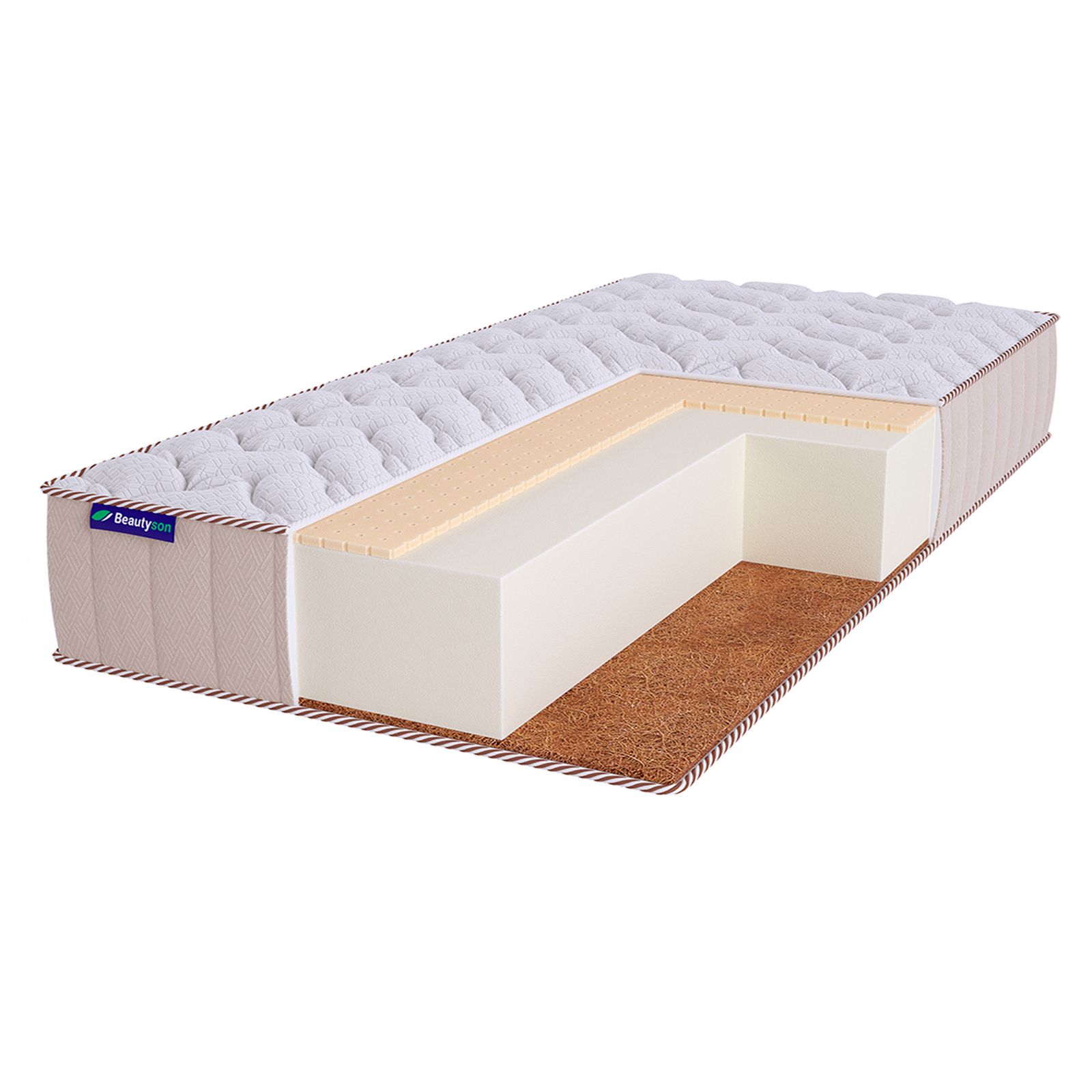 Матрас Beautyson Roll Foam 18 Balance Lux, 135х185, 22 см, беспружинный