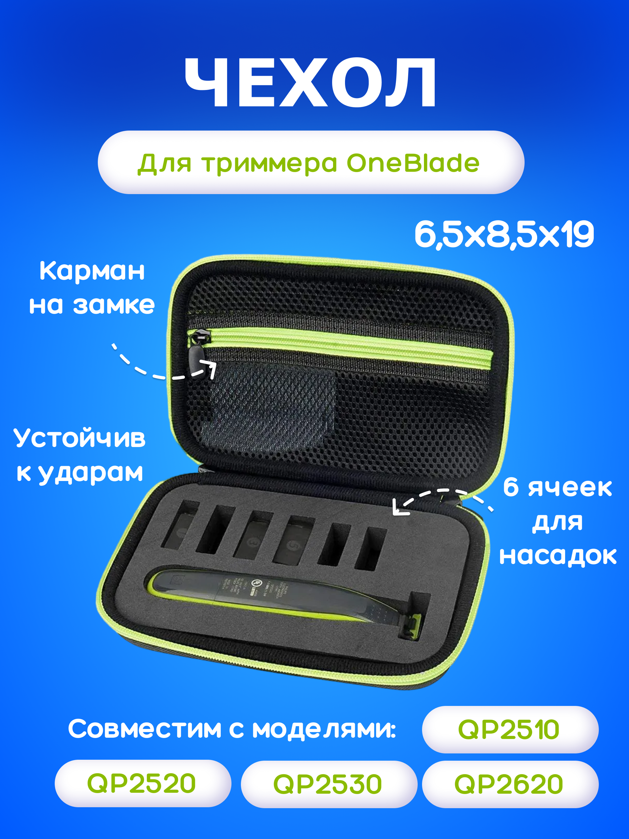 Сумка для инструментов для триммера Lezhisnug OneBlade