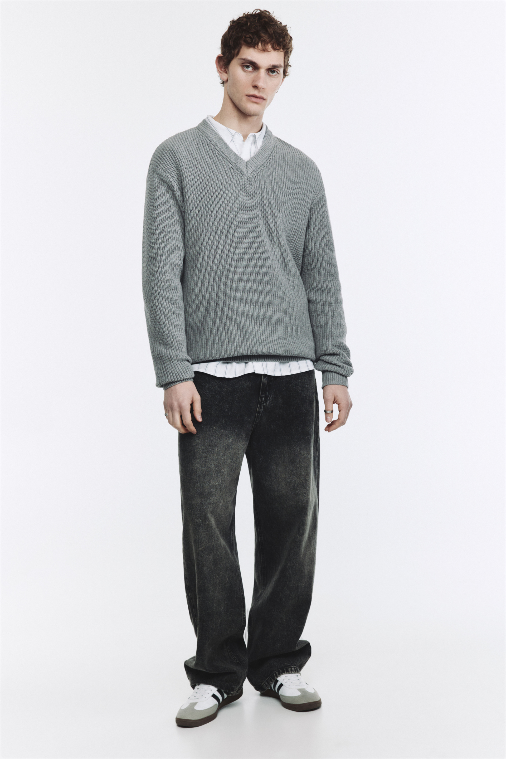 Пуловер мужской Befree 2349019811-30 серый L