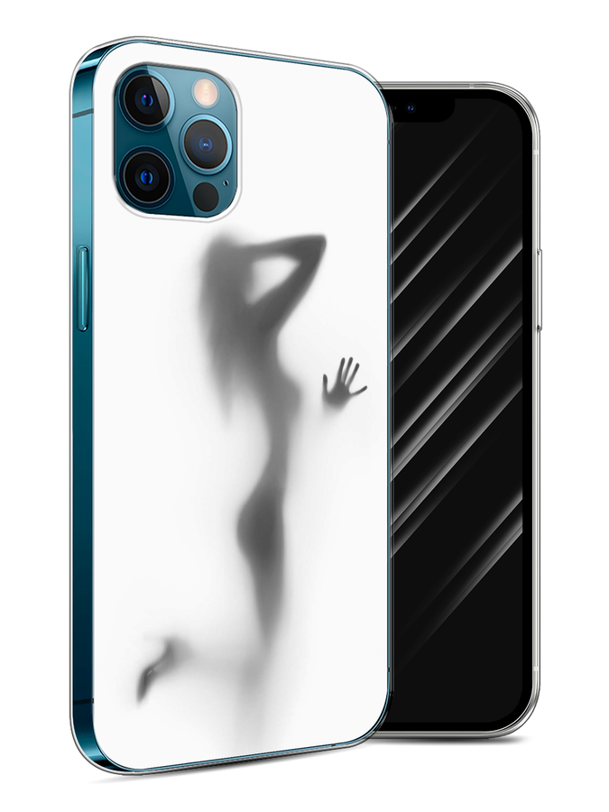 Чехол Awog на Apple iPhone 12 / Айфон 12 "Стекло в душе"