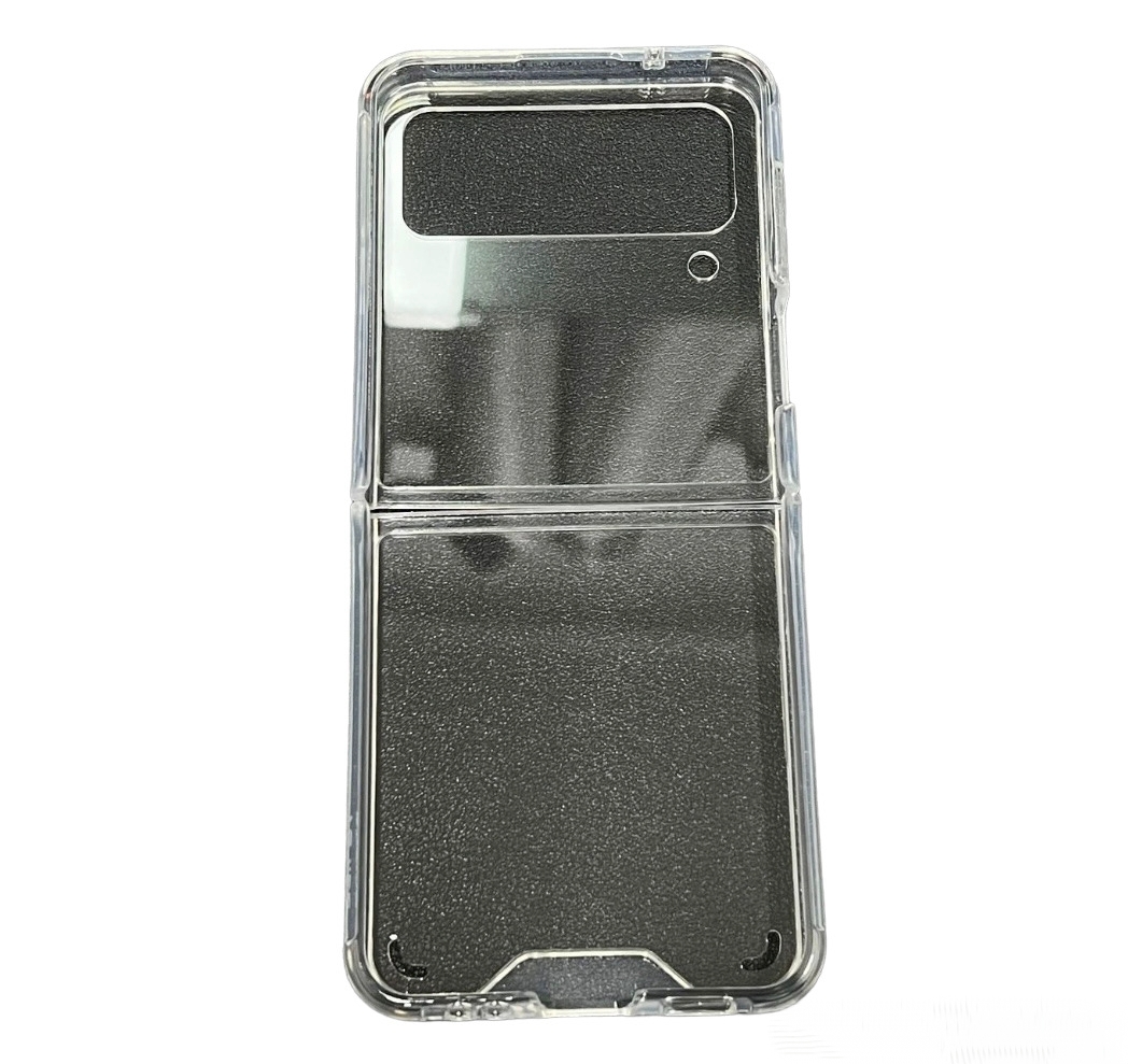 Чехол-бампер MyPads Tocco для Samsung Galaxy Z Flip 4 противоударный прозрачный