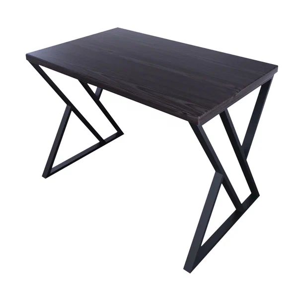 Стол кухонный Solarius Loft с Z-образными ножками 110х60х75, цвет венге, черные ножки