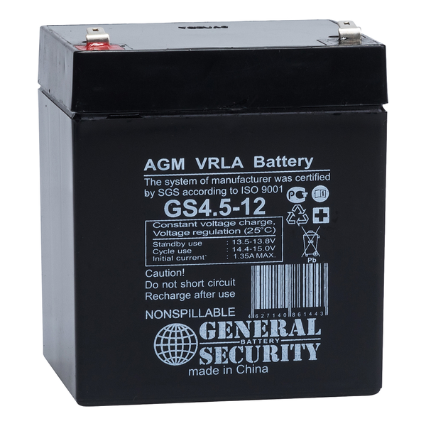 Аккумулятор для ИБП General Security 4.5 А/ч 12 В