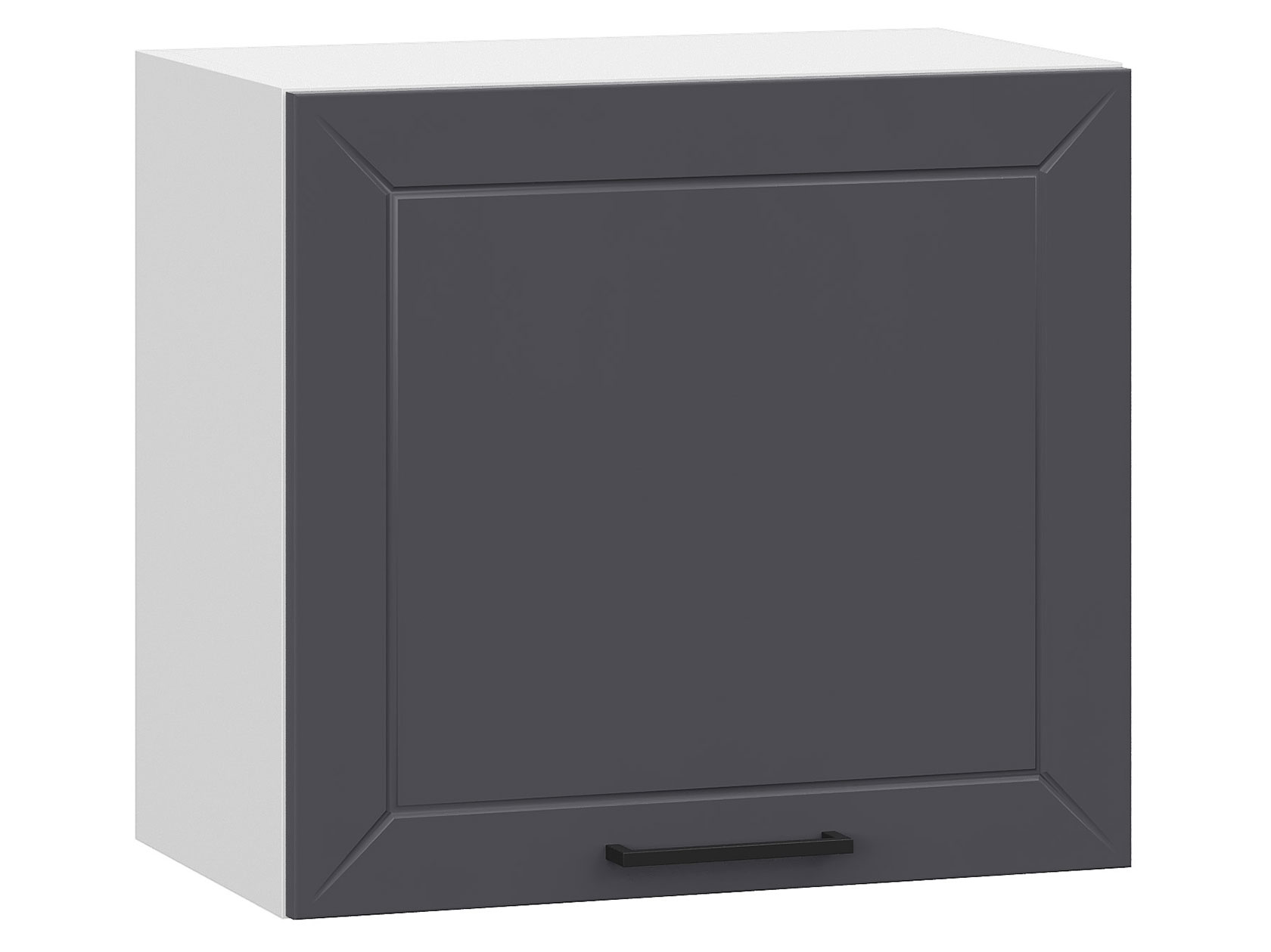 Навесной шкаф СВ-Мебель Вектор Белый / Графит 450 мм
