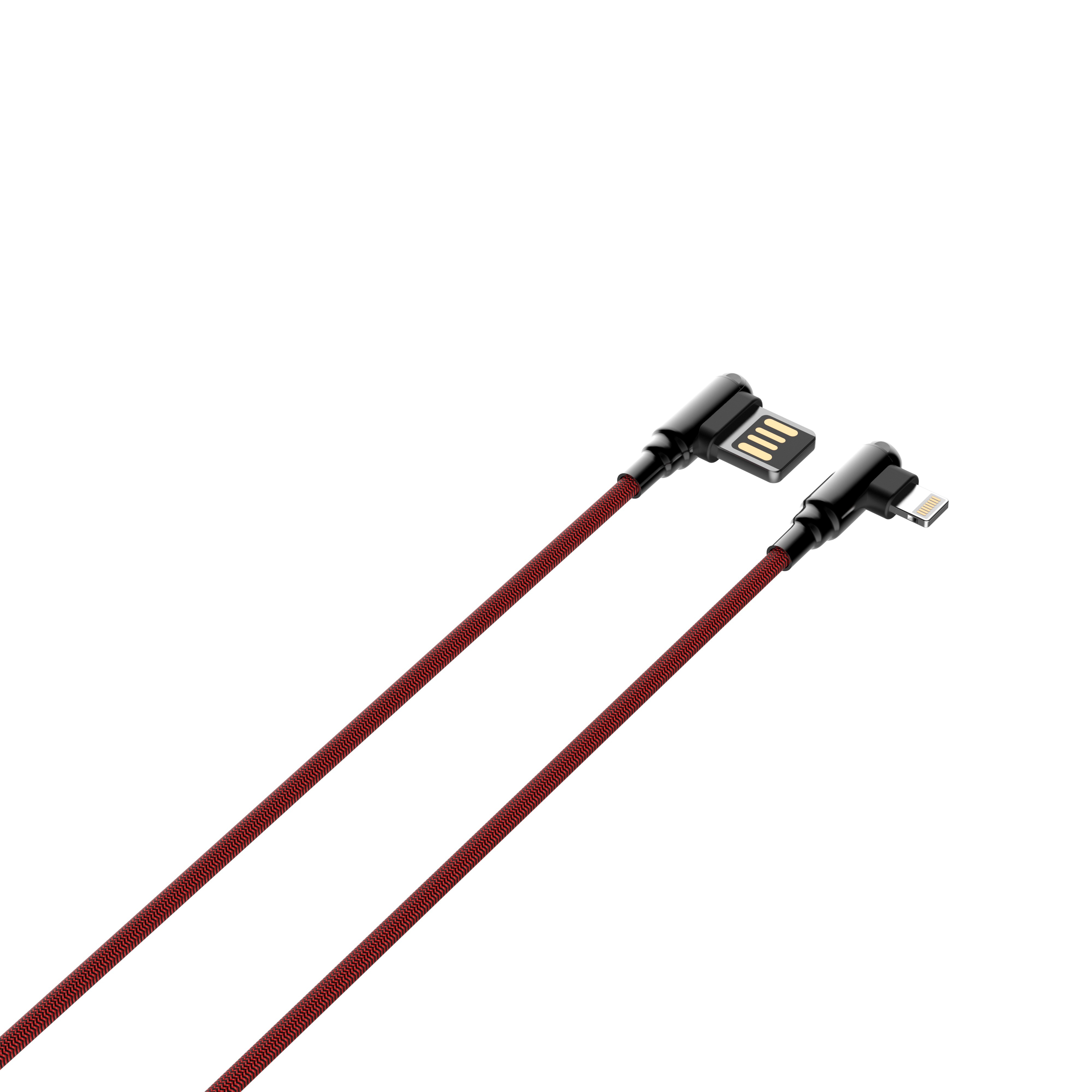Кабель LDNIO LS422/ USB кабель Lightning/ 2m Red