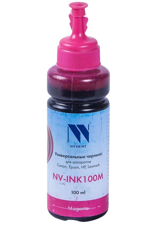 Чернила для струйного принтера NV Print (NV-INK100M) пурпурный, совместимый