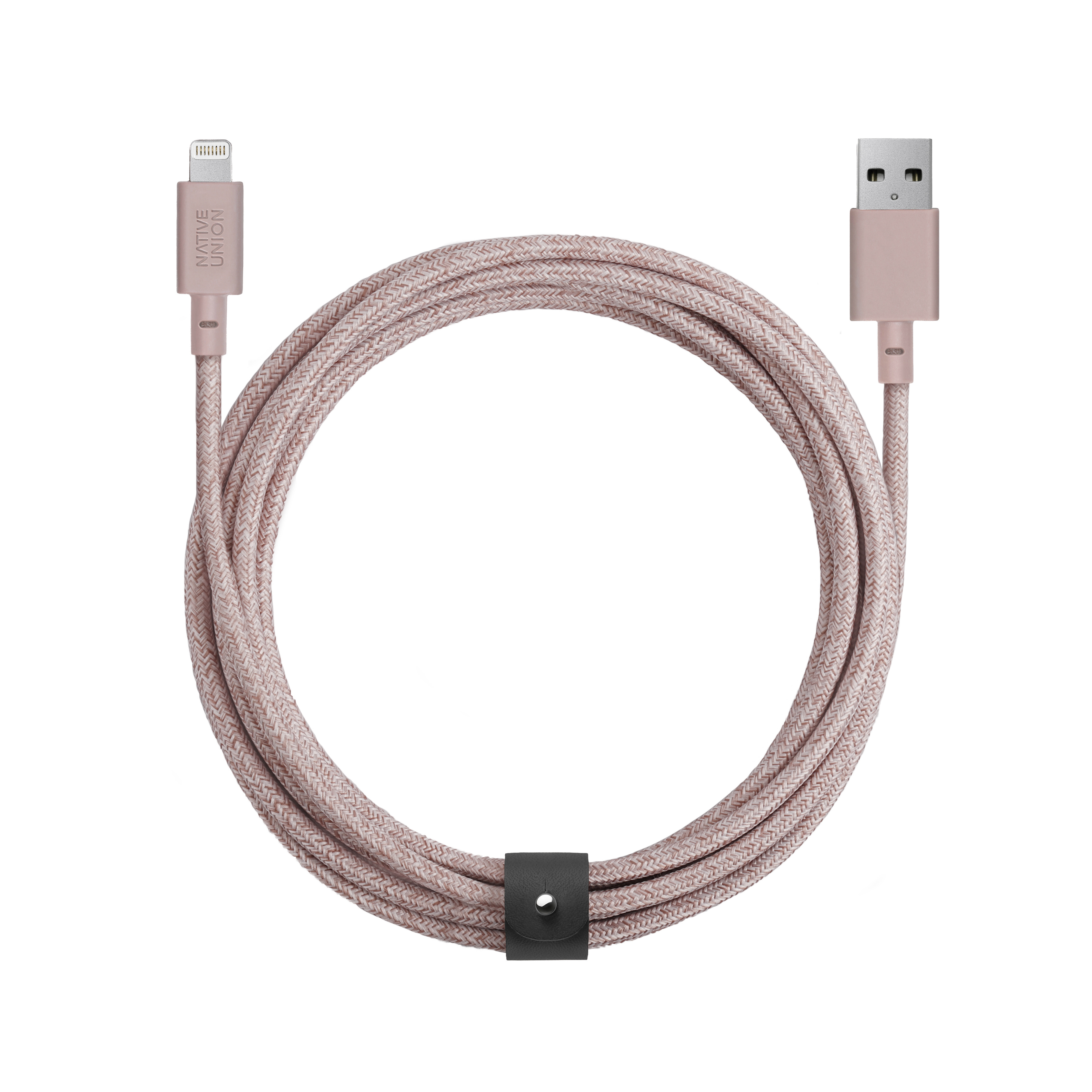 Кабель Usb - Usb-A/Lightning Native Union Belt Cable 3 М Розовый