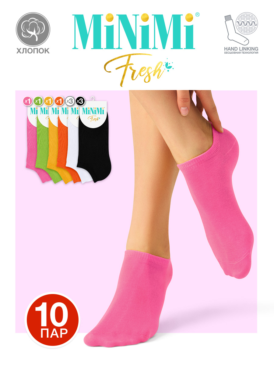 Комплект носков женских Minimi Basic SNL-538443 разноцветных 35-38