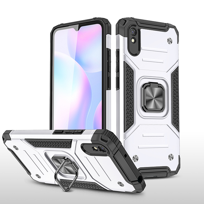 Противоударный чехол Legion Case для Xiaomi Redmi 9A (серебряный)