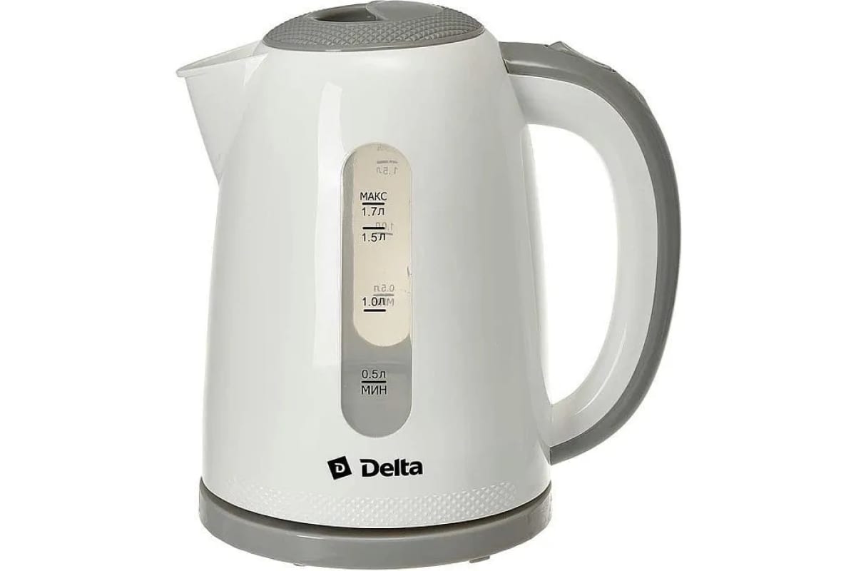 Чайник электрический Delta DL-1106 1.7 л серый