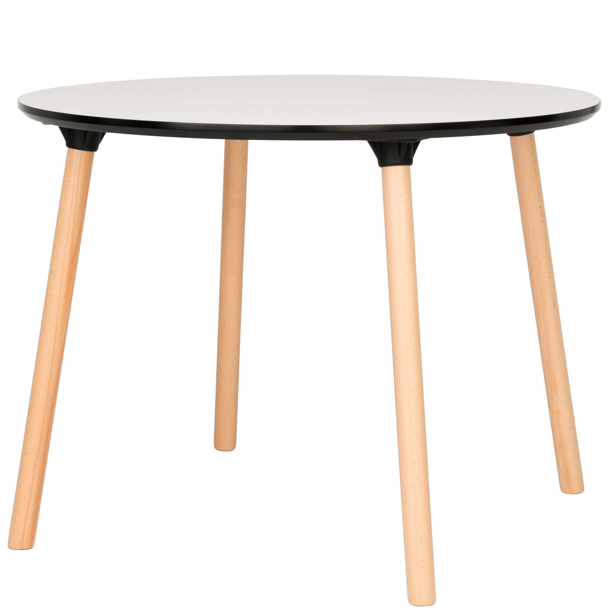 Обеденный стол Morton 100 см меламин белый StoreForHome / PW-036-3-WHITE