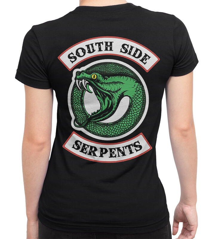 Футболка женская DS Apparel Ривердэйл - South Side Serpents 772189-1 черная 3XL