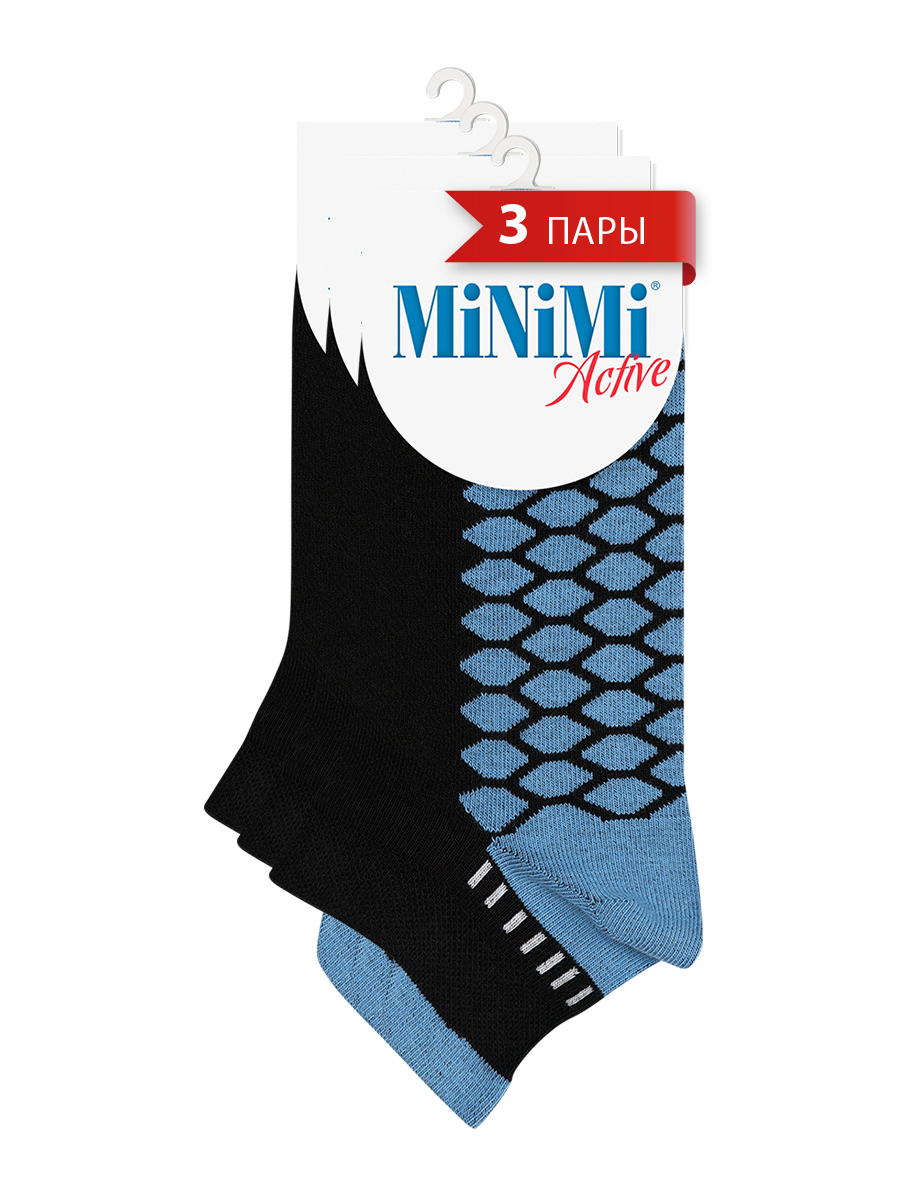 Комплект носков женских Minimi Basic SNL-540816 черных 35-38