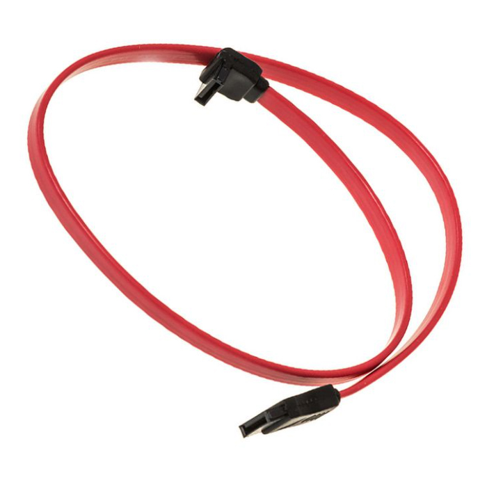 Кабель BURO SATA 7 pin-SATA 7 pin, M-M 0,5м Red