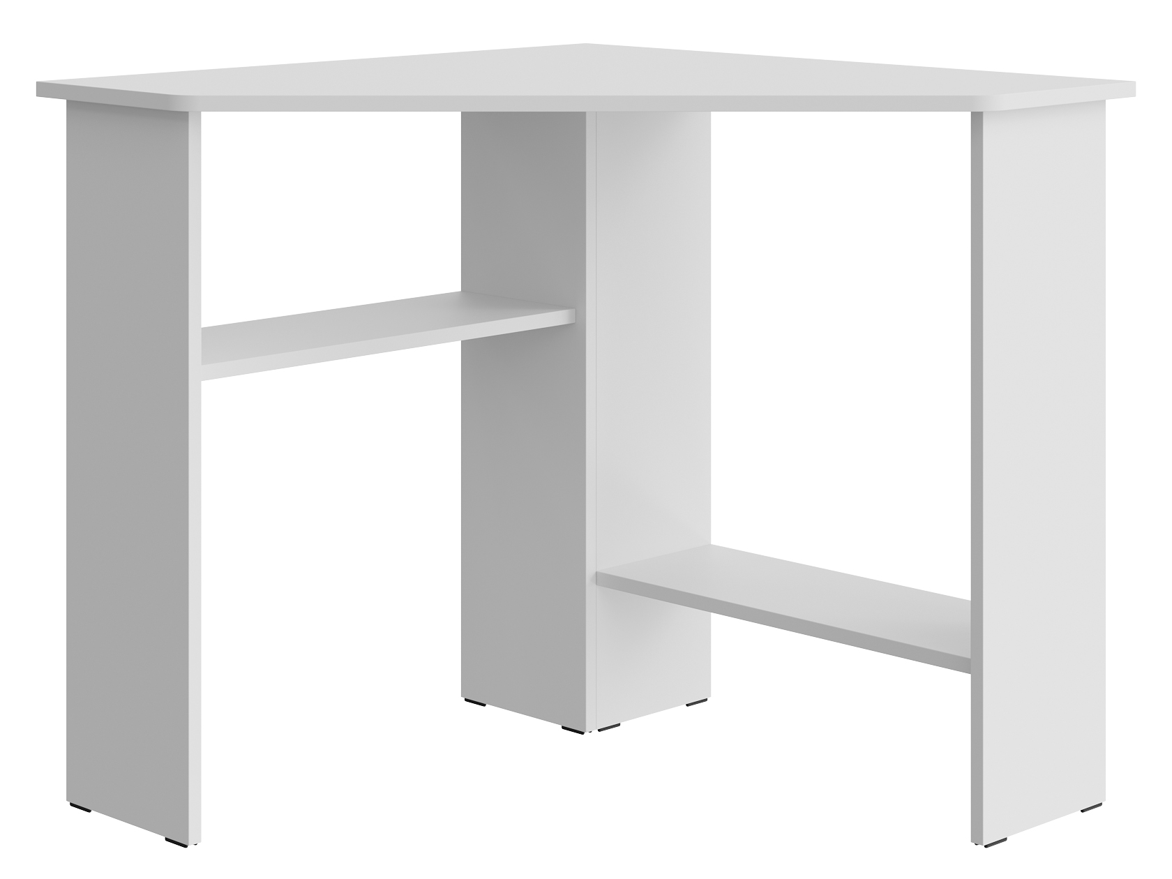 Компьютерный стол Первый Мебельный Орион Белый
