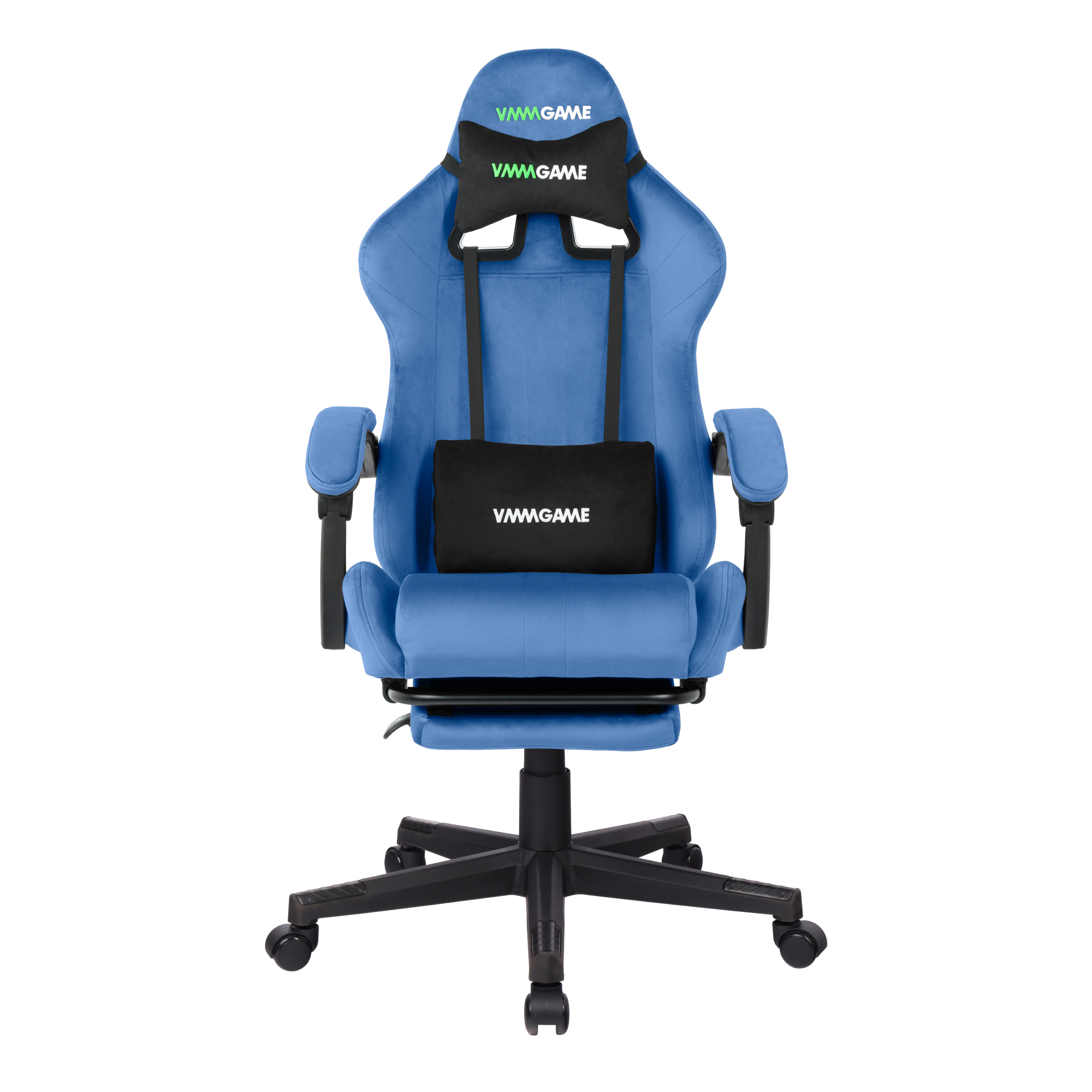 Игровое компьютерное кресло VMMGAME THRONE VELOUR BLUE