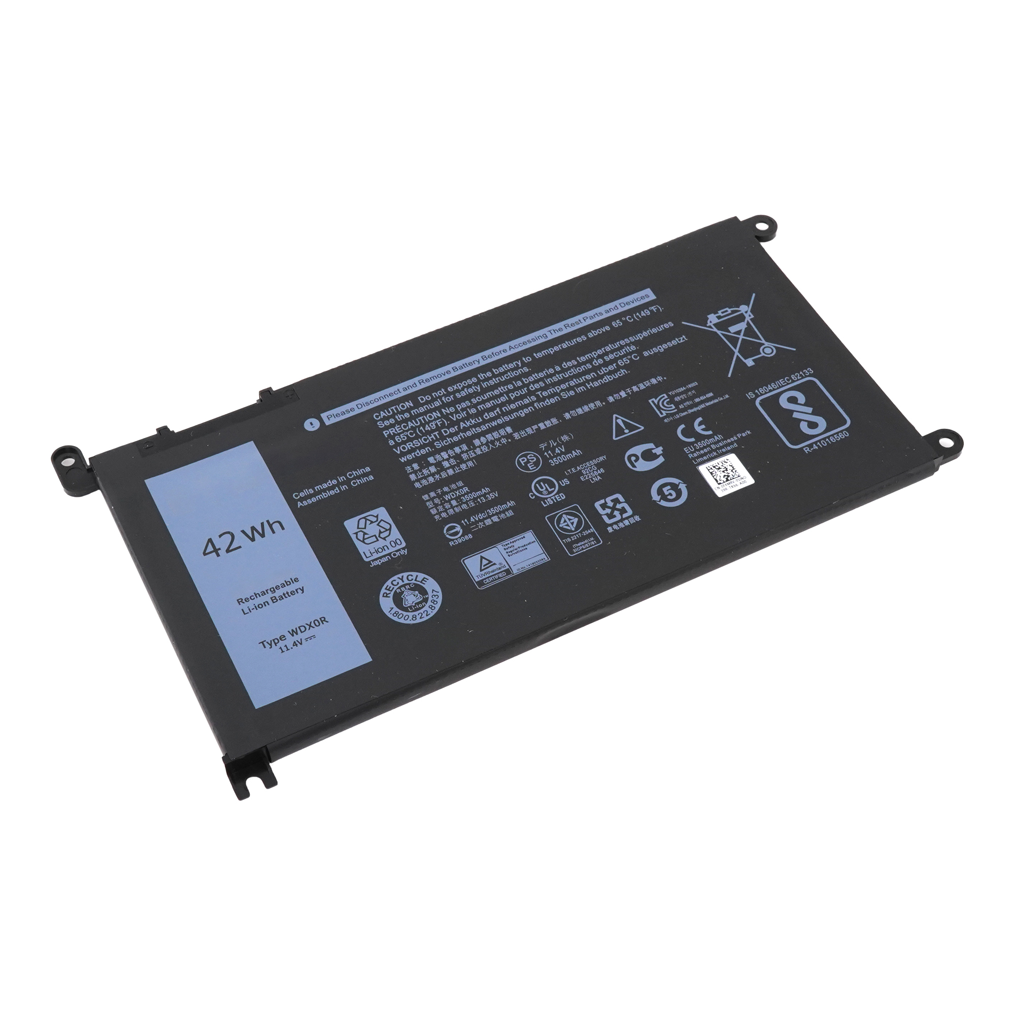 Аккумулятор WDX0R для Dell Vostro 5471 и др. 3CRH3, T2JX4, FC92N