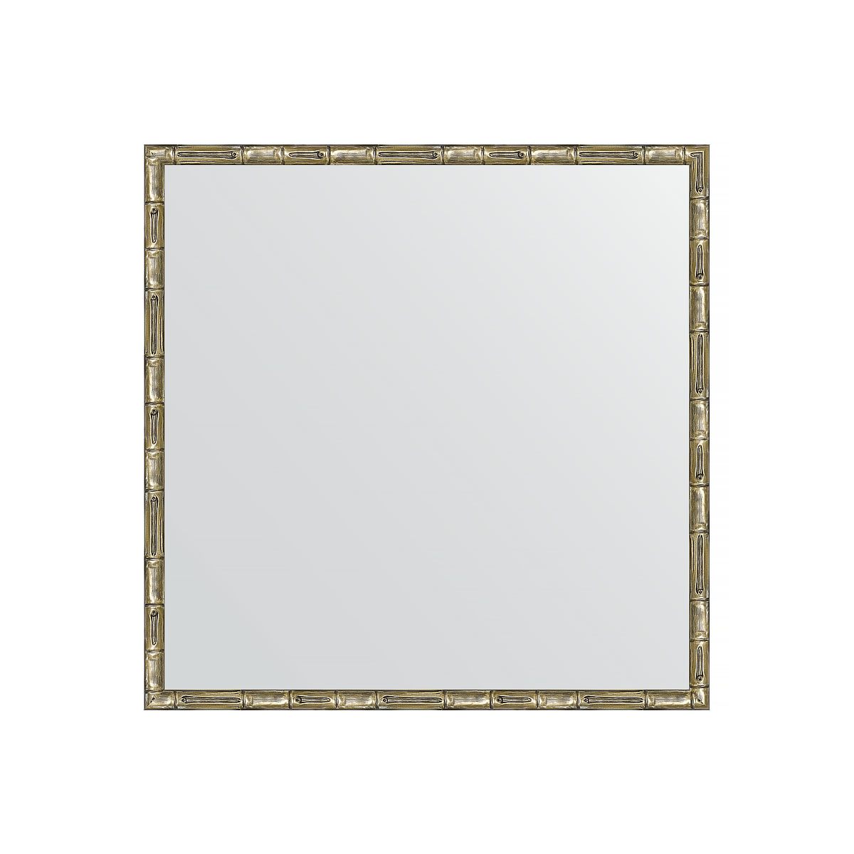 Зеркало в раме 68x68см Evoform BY 0659 серебряный бамбук