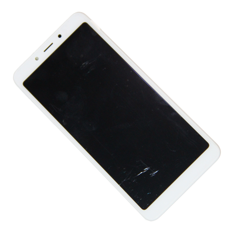 Дисплей для Xiaomi Redmi 6, Redmi 6A модуль в сборе с тачскрином <белый> (OEM)