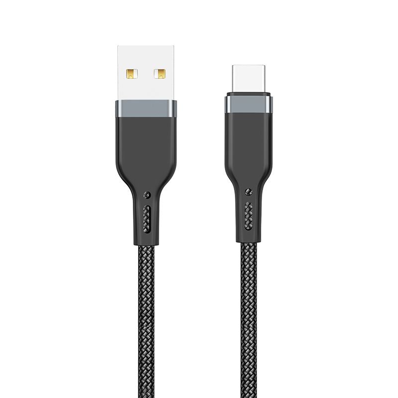 Кабель Wiwu USB to Type C Cable platinum cable PT02 1.2 м Black