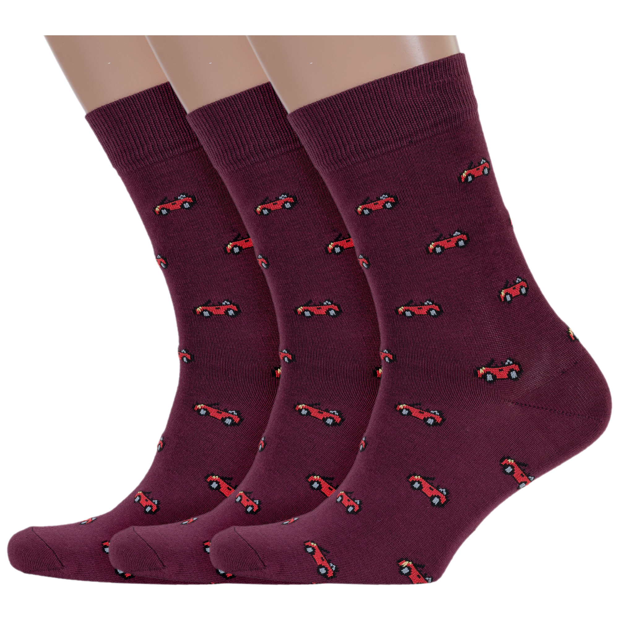 Комплект носков мужских Борисоглебский трикотаж 3-4С1009 разноцветных 25-27