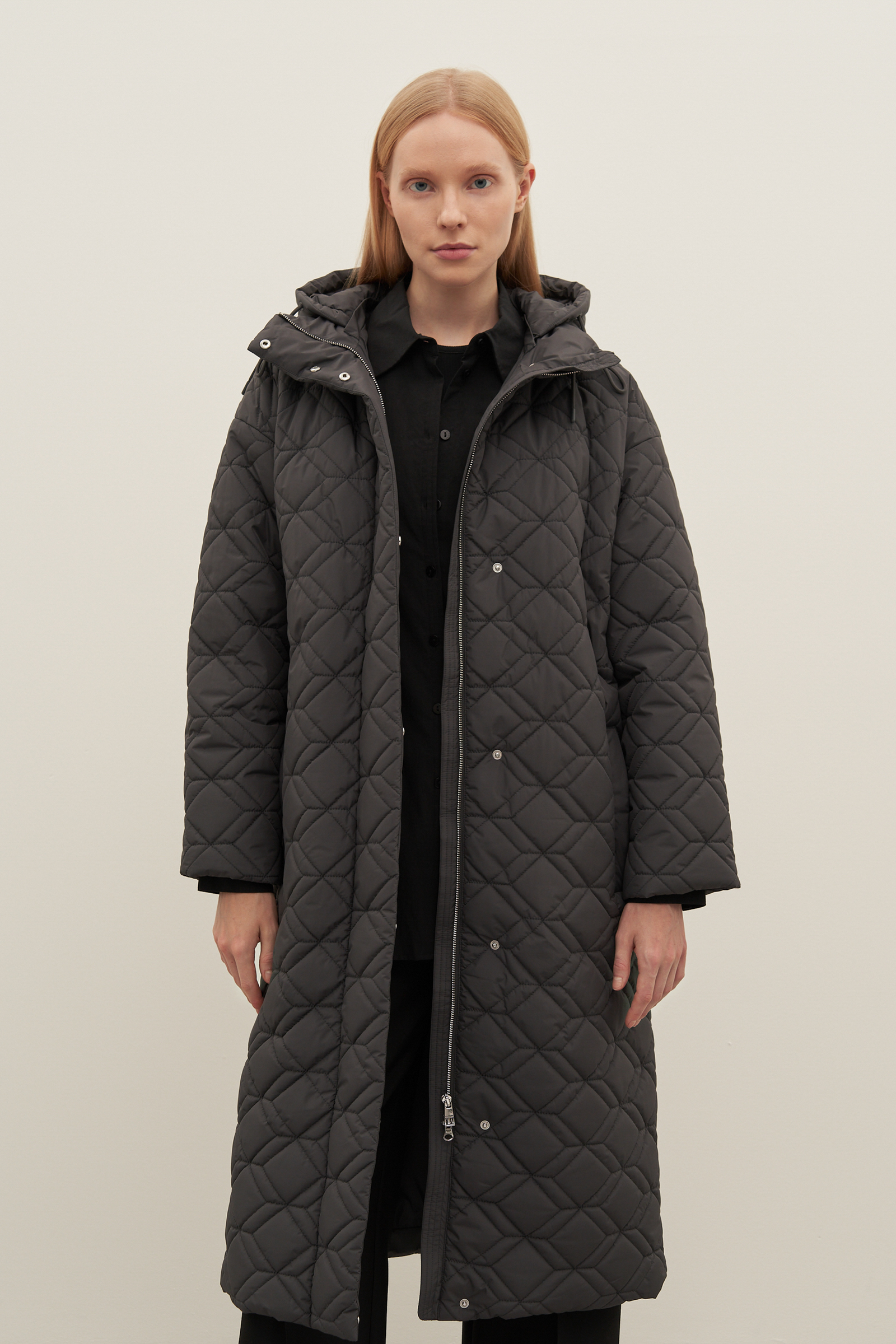 Пальто женское Finn Flare FAD11088 черное L