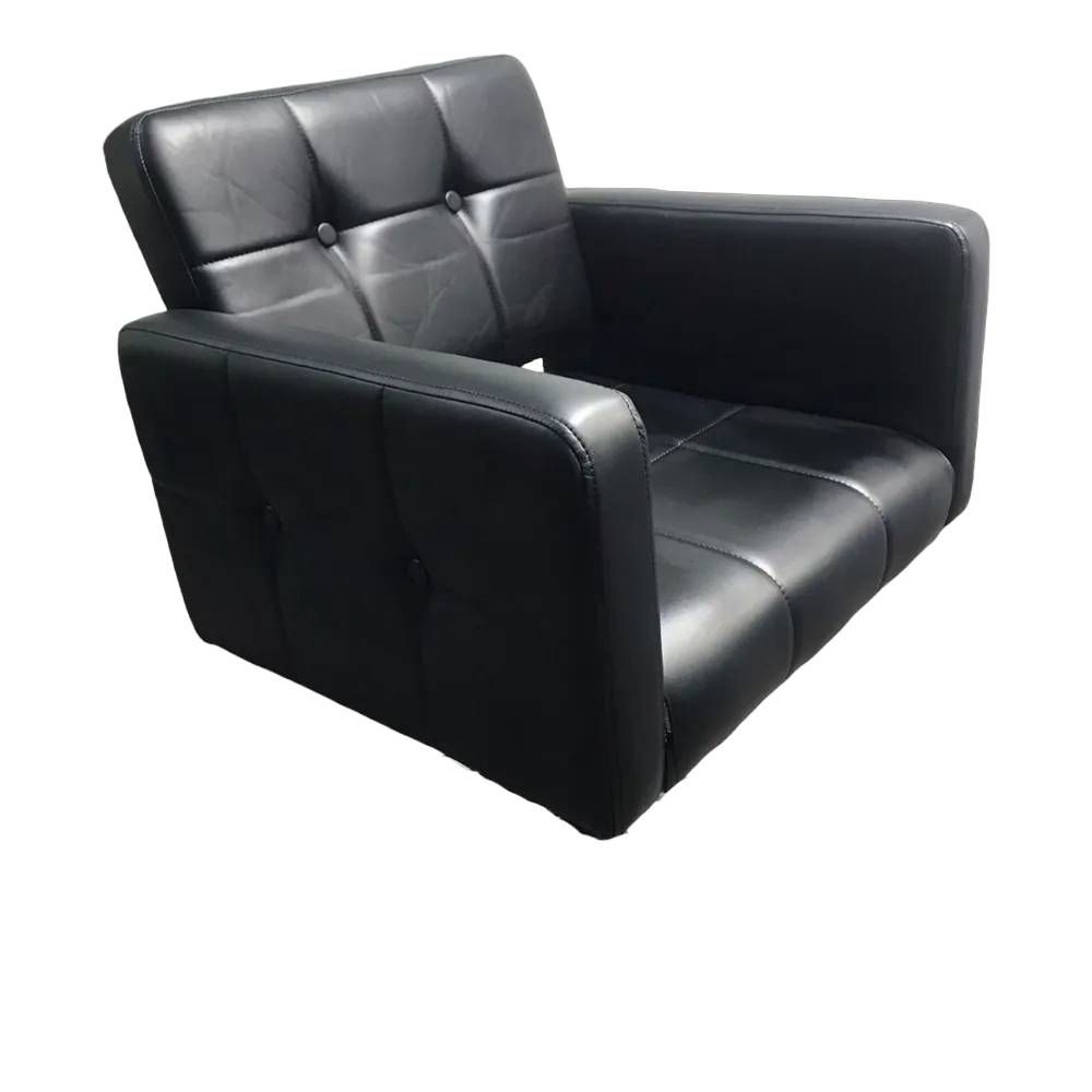 Парикмахерское кресло Аврора черный 68х60х52