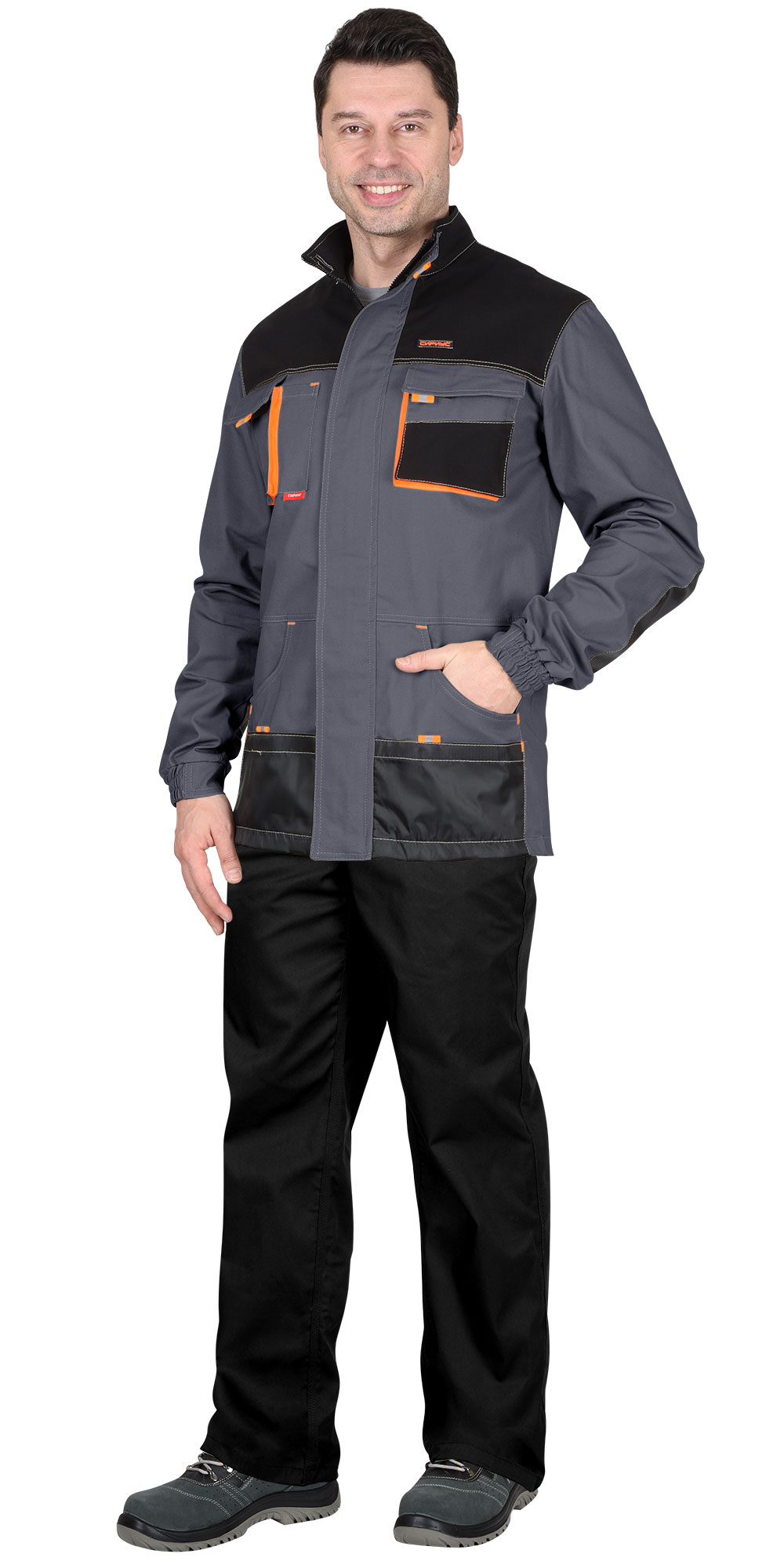 Куртка рабочая мужская СириуС 104010 серая 60/182-188