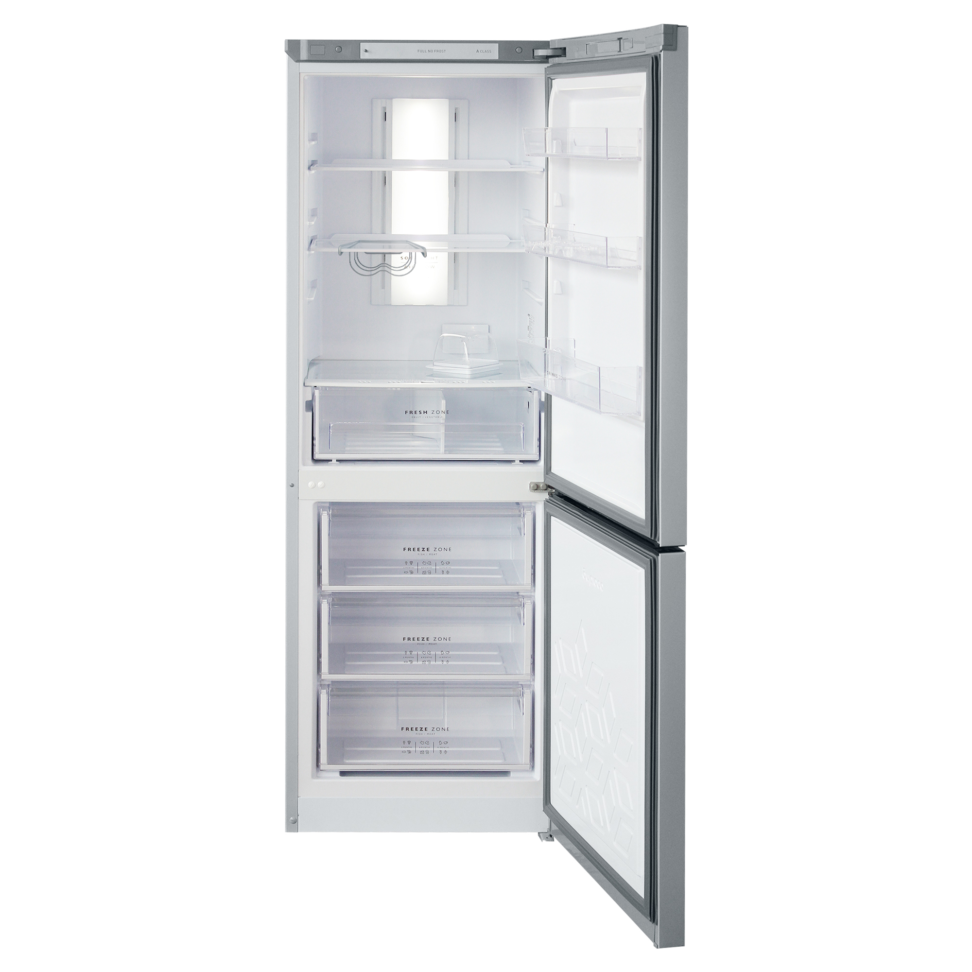Холодильник Бирюса M920NF серебристый