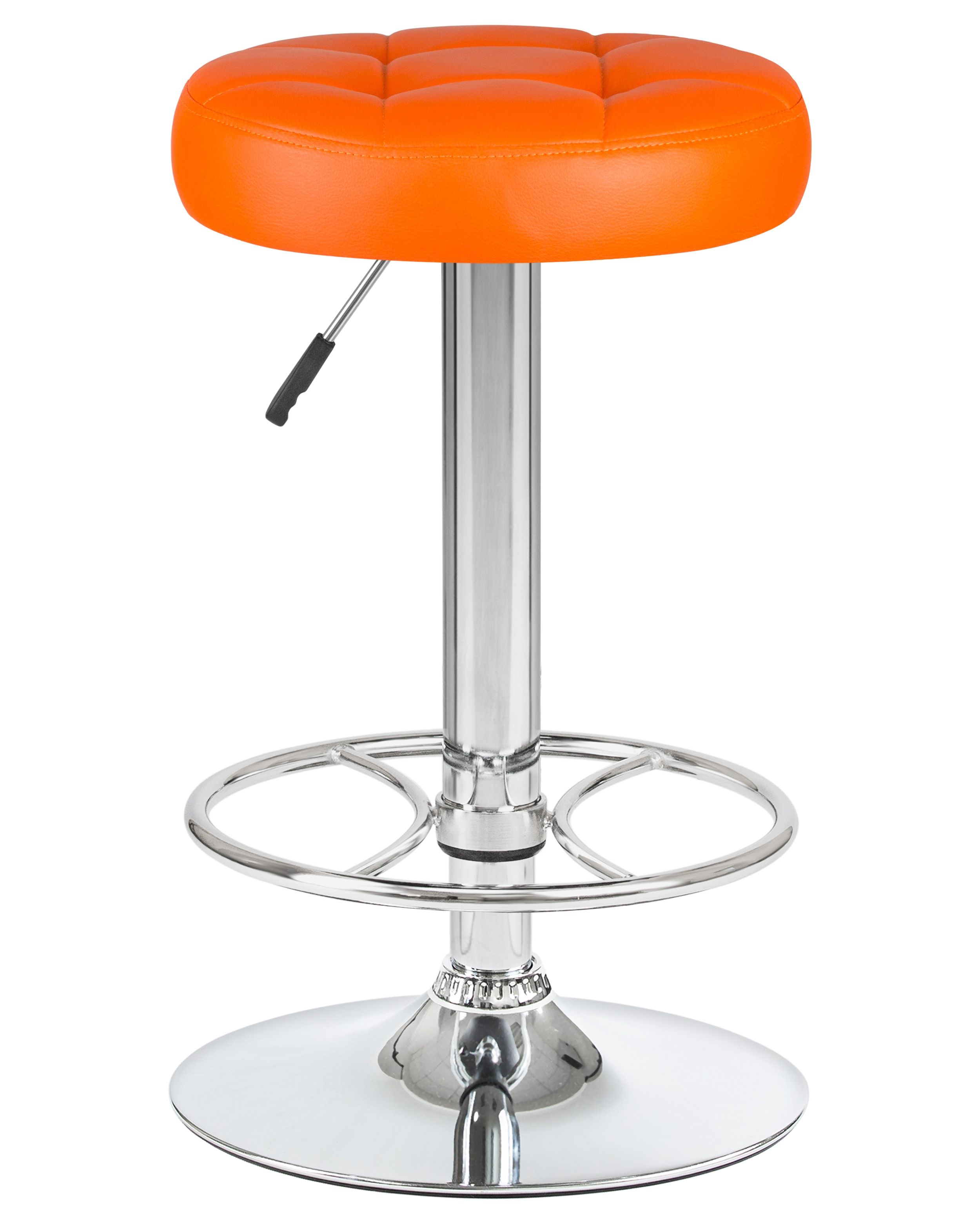 Барный стул Лого-М 5008, хром/оранжевый