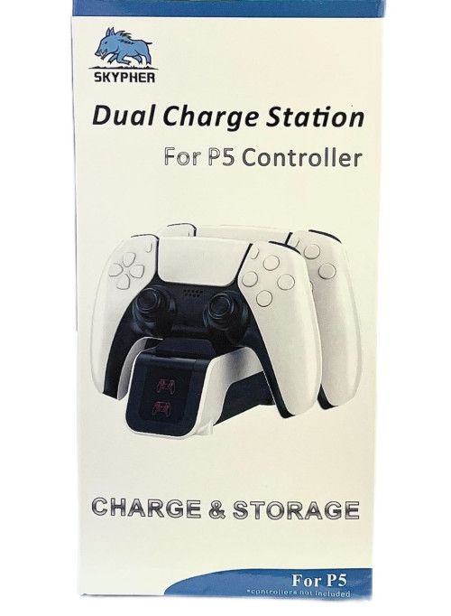 Зарядная станция для 2-х геймпадов Playstation DualSense Skypher (HHC-P5002) (PS5)