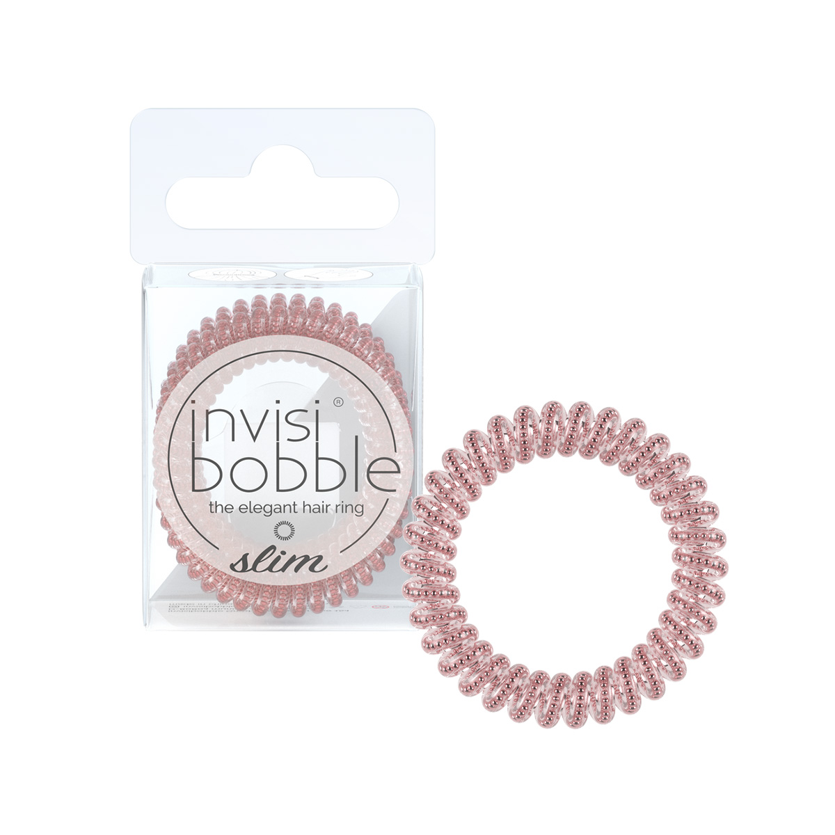 Набор для волос invisibobble Slim Pink Monocle 3 резинки-браслета