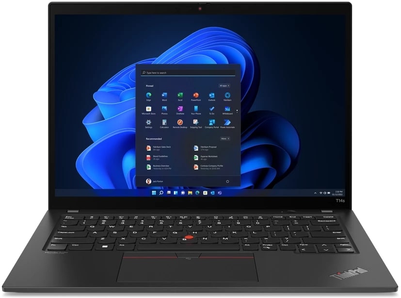 Ноутбук Lenovo ThinkPad T14s Gen 3 черный (21BR0044AU)