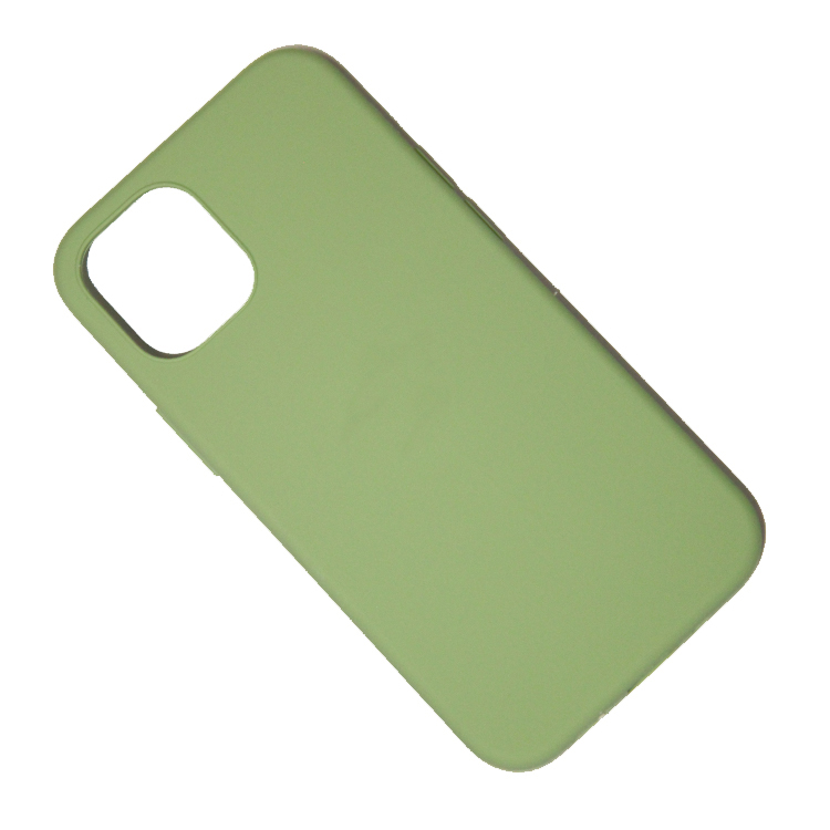 Чехол для Apple iPhone 12 mini силиконовый Soft Touch <зеленый> (премиум)