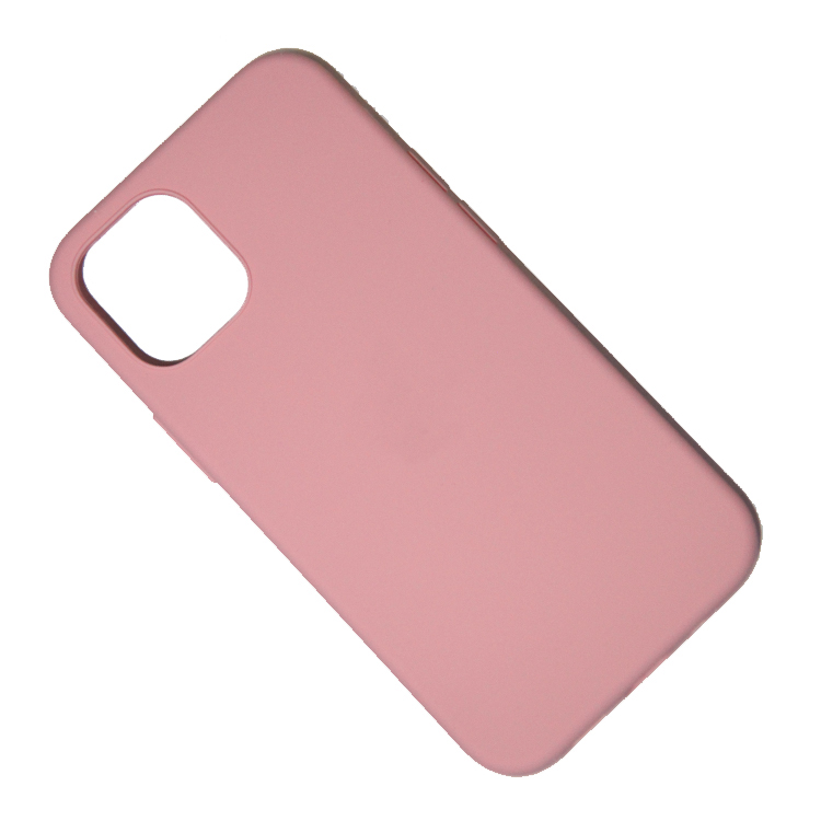 Чехол для Apple iPhone 12 mini силиконовый Soft Touch <светло-розовый> (премиум)