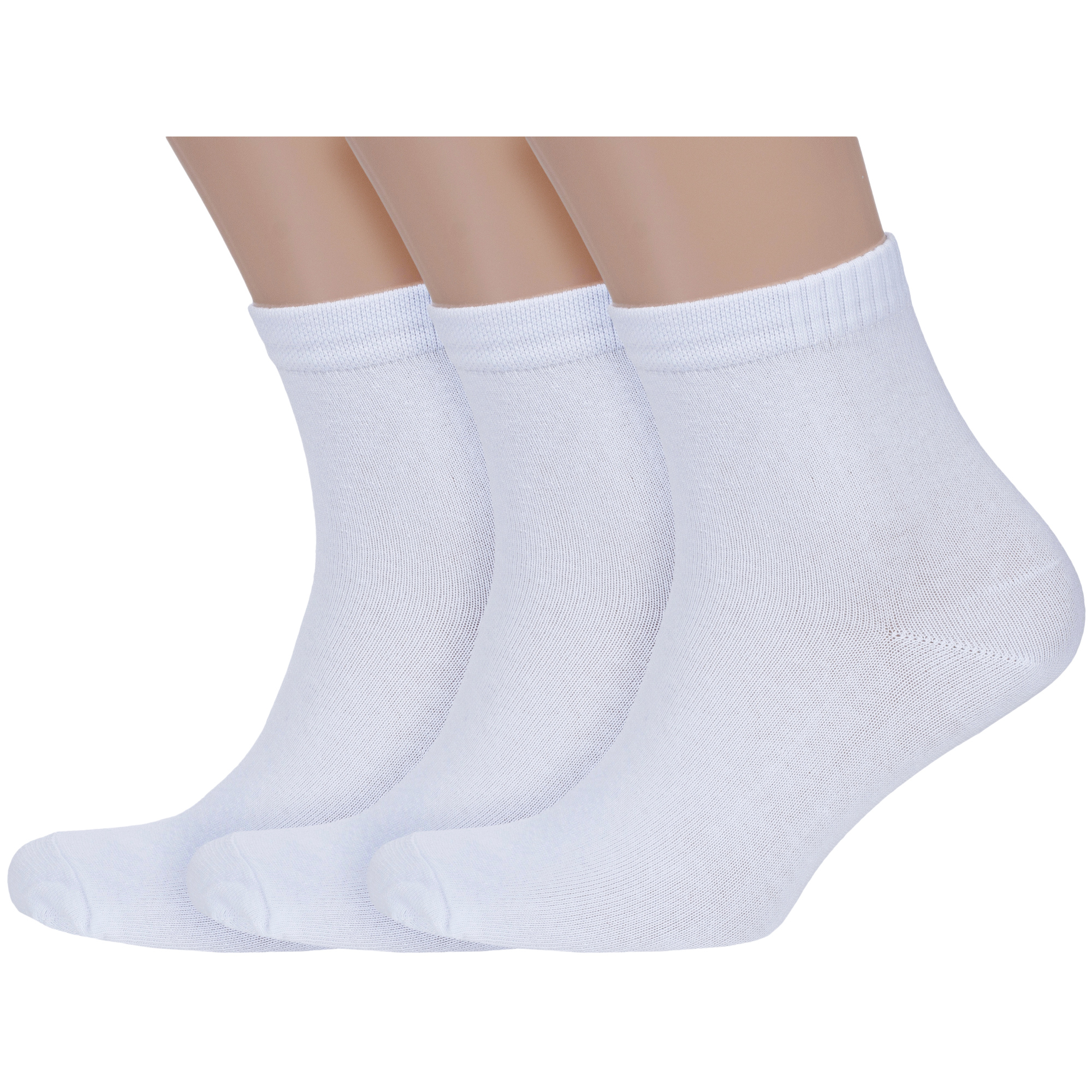 Комплект носков мужских VASILINA 3-3С4115 белых 23-25