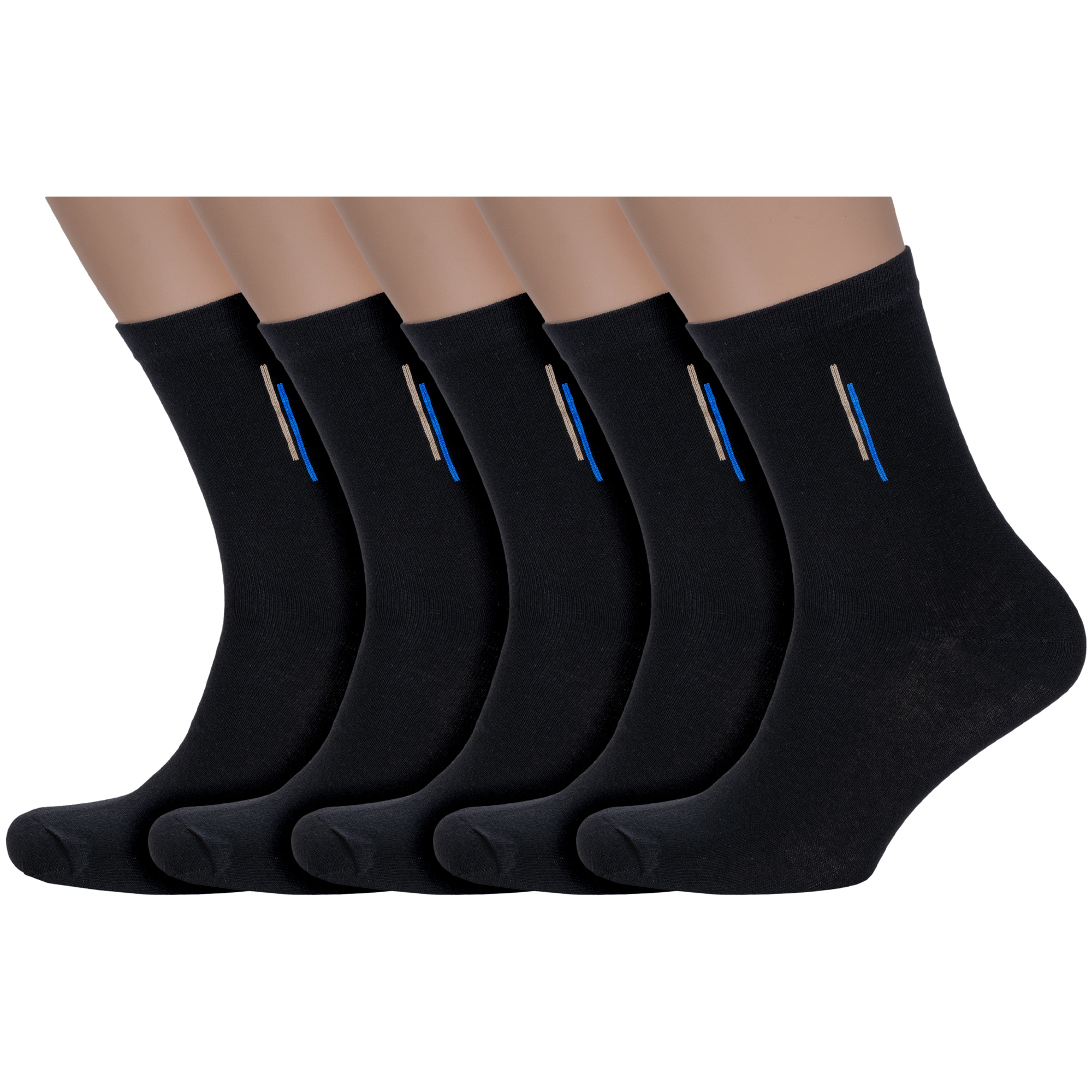 Комплект носков мужских Альтаир 5-АМН черных 25
