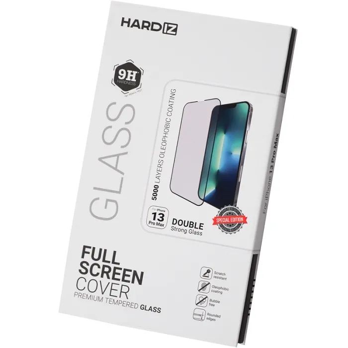 Защитное стекло Hardiz Full Screen Cover Premium Tempered Glass для iPhone 13 Pro Max