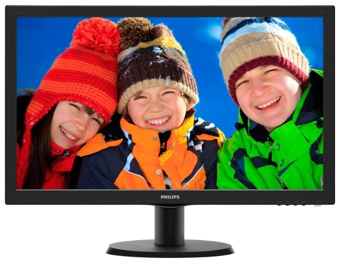 23.6" Монитор Philips 243V5QHABA Black 60Hz 1920x1080 VA