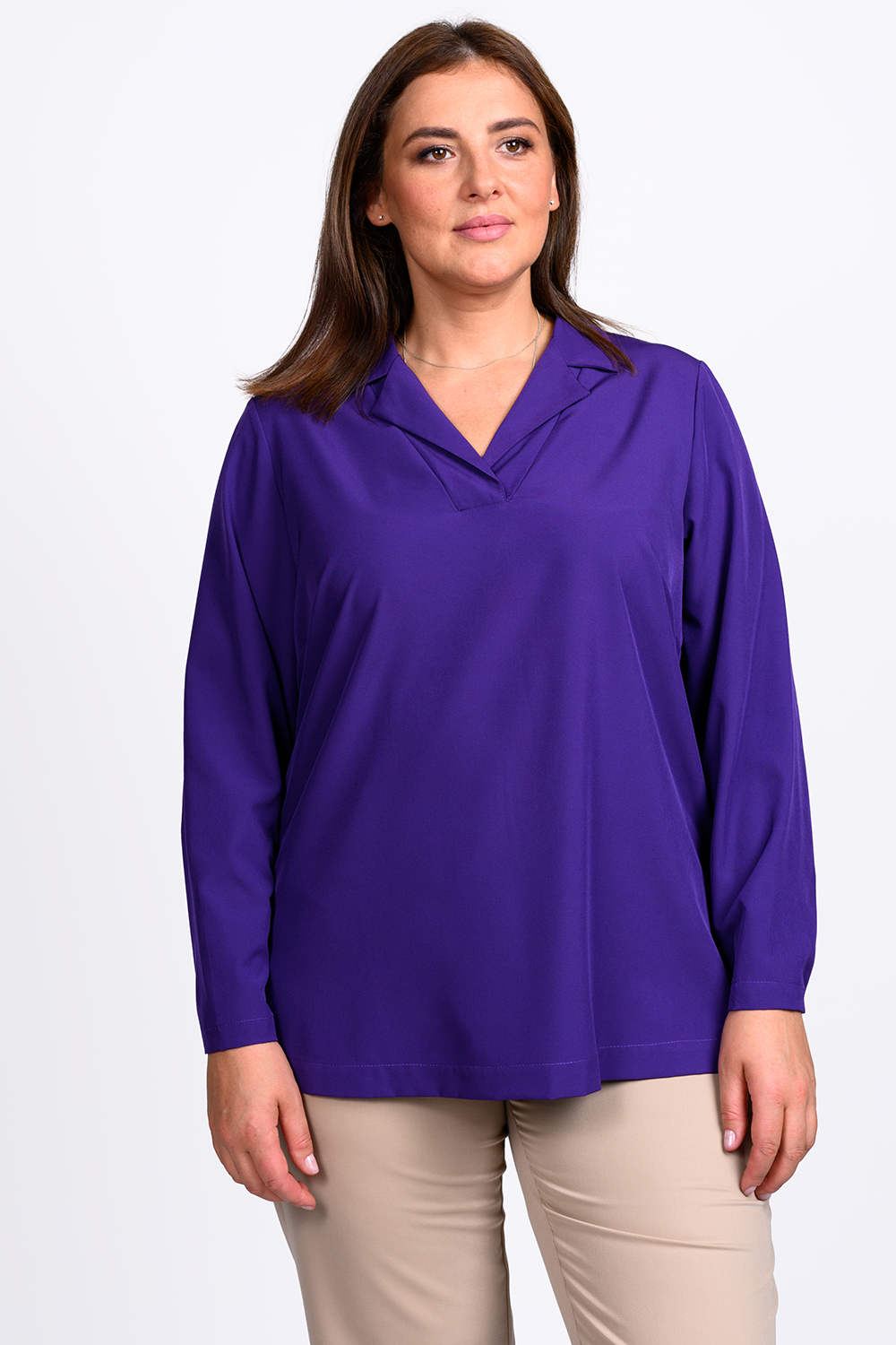 Блуза женская SVESTA C2877 фиолетовая 58 RU