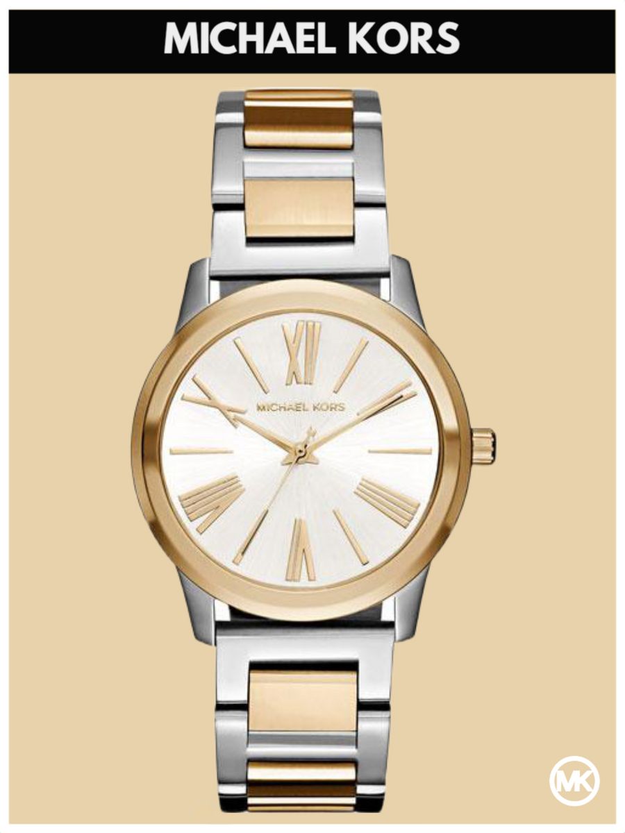 Наручные часы женские Michael Kors M3521K золотистые/серебристые