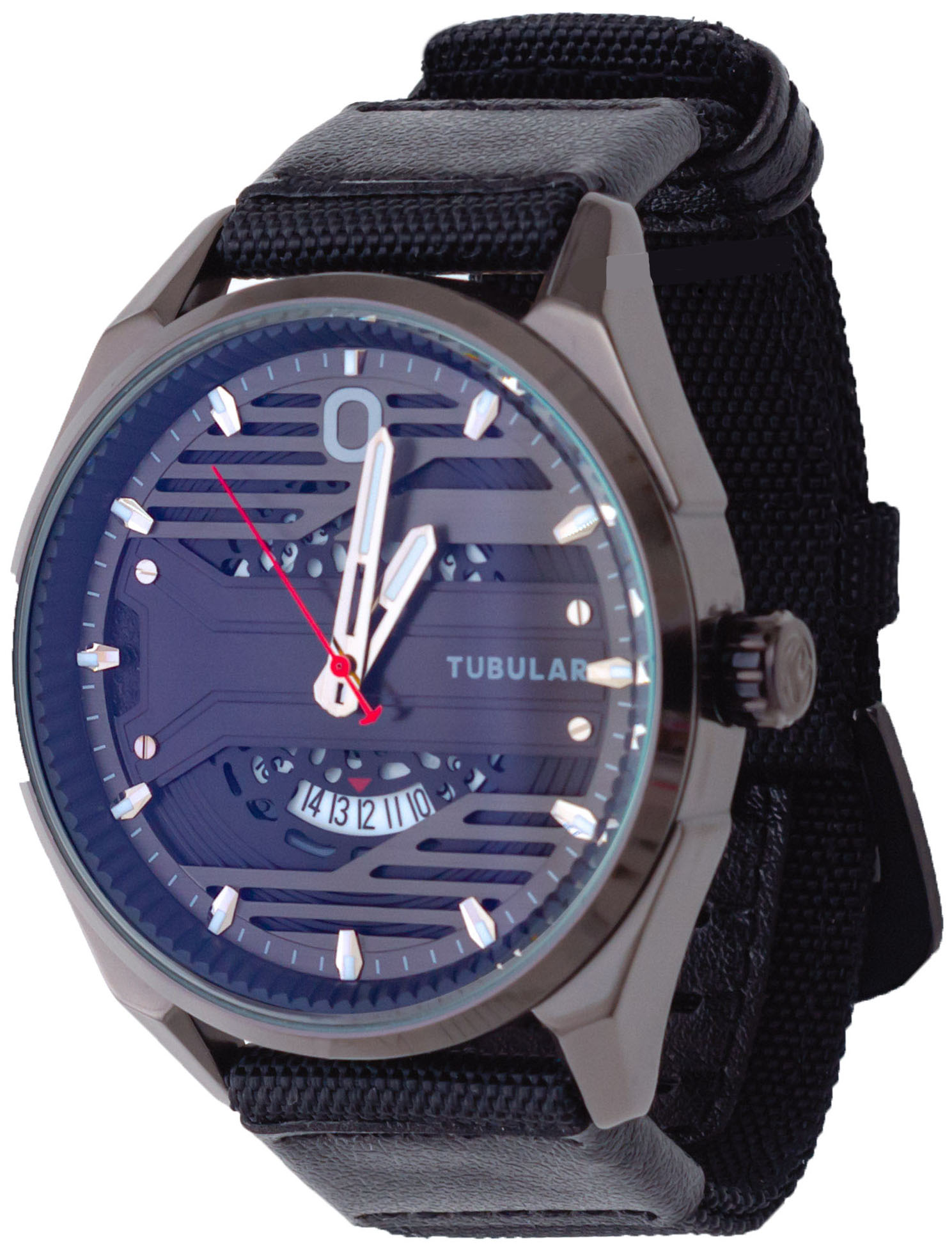 Наручные часы мужские TUBULAR 1034BBBS черные