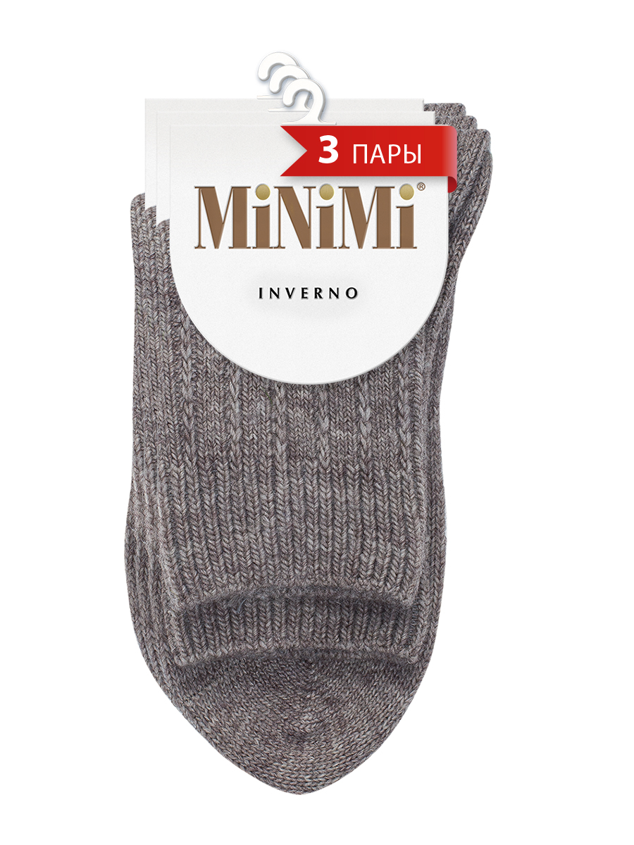 Комплект носков женских Minimi Basic SNL-475311 бежевых 35-38