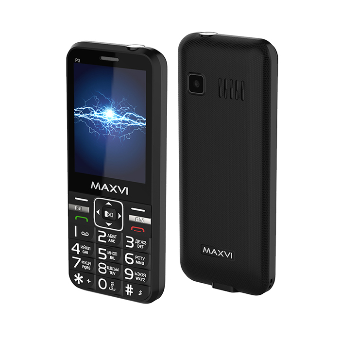 Мобильный телефон Maxvi P3 Black