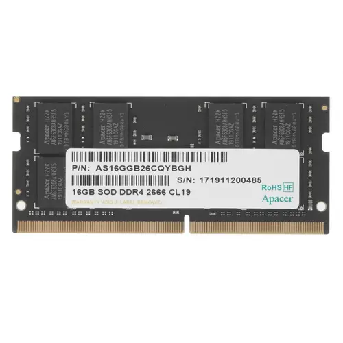 Оперативная память Apacer ES.16G2V.GNH (ES.16G2V.GNH), DDR4 1x16Gb, 2666MHz