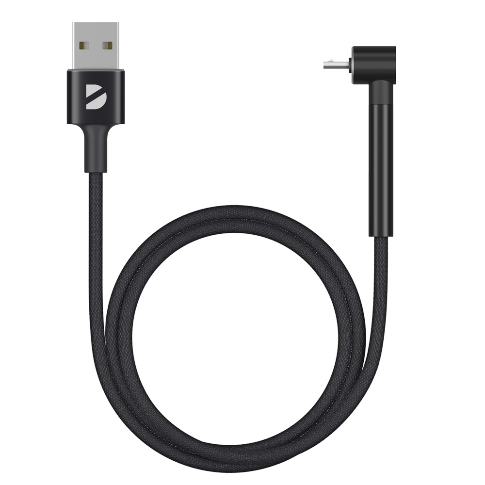 Кабель Deppa Stand USB - micro USB, подставка, алюминий, 1м, Black