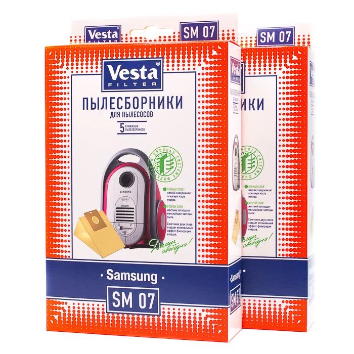 Пылесборник Vesta filter SM07 2 упак