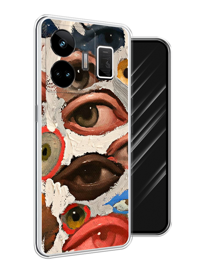 Чехол Awog на Realme GT Neo 5 5G/GT 3 "Глаза масляная живопись"